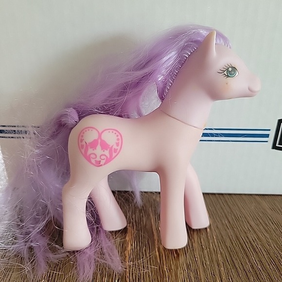 My Little Pony | Toys | Vintage My Little Pony G 1988 Pink Purple Hair ...